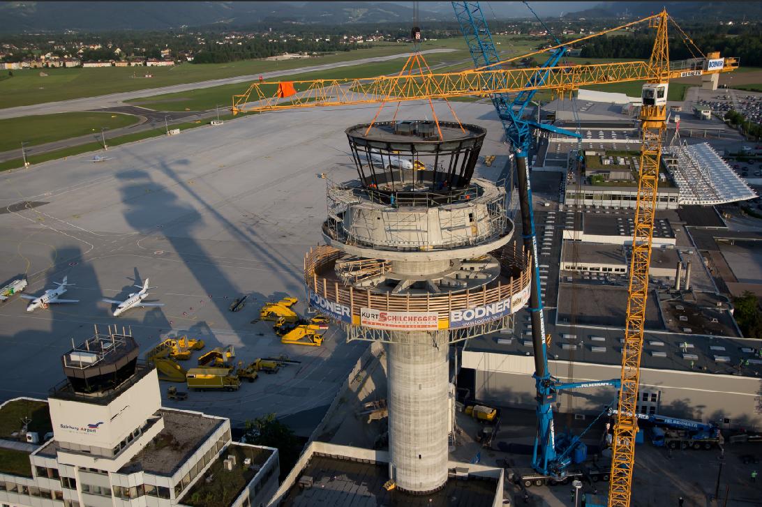 Luftbildfotografie - FLUGHAFEN SZG - Salzburg Airport W. A. Mozart ...